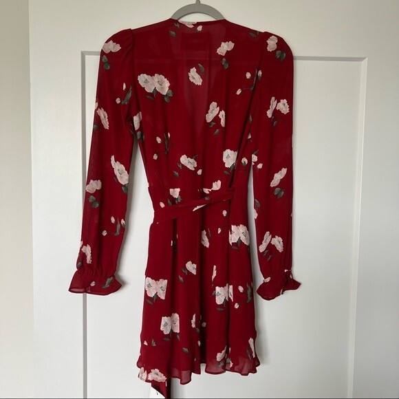 Reformation | Dresses | Reformation New Whitby Dress Sp Red Floral ...